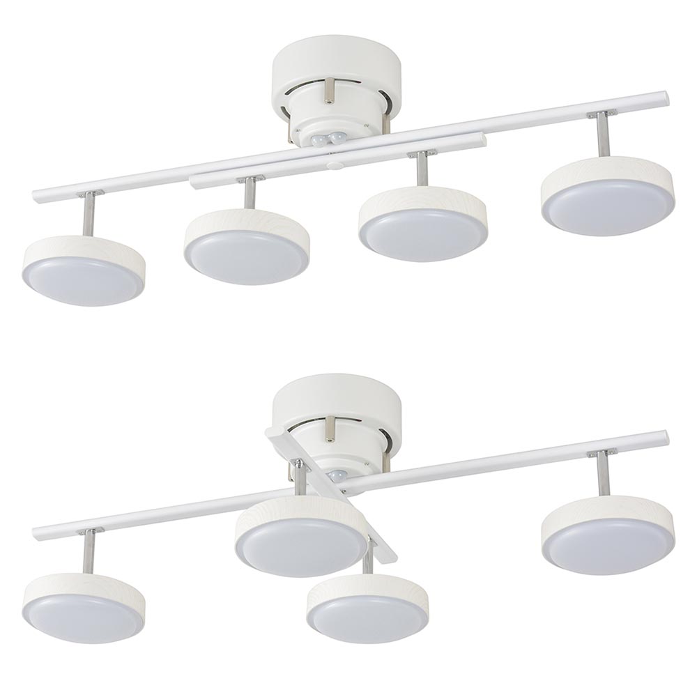 LED4灯シーリングライト（調光10段階/調色11段階/3800 lm/38W/～8畳/ホワイトウッド） | 株式会社オーム電機 『会員専用 仕入サイト』