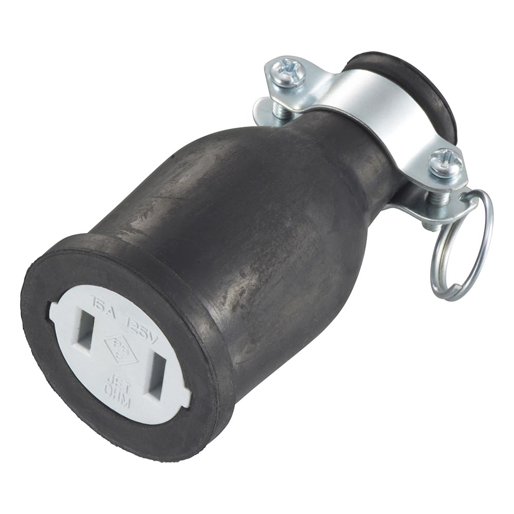 2Pゴムボディ（補修用/1500Wまで/15A-125V/VCTF 2.0mm2×2芯まで/パッケージ無） | 株式会社オーム電機 『会員専用 仕入サイト』